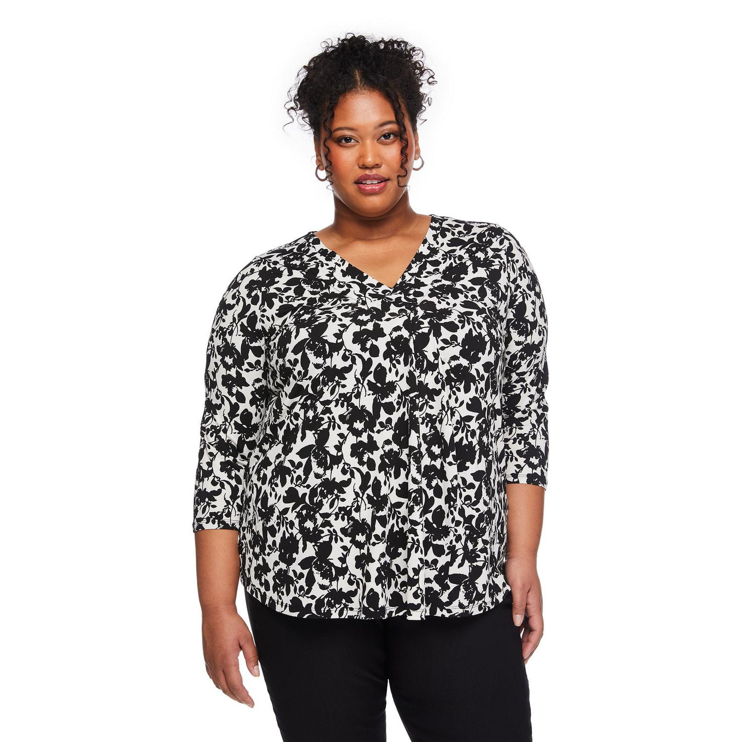 Click here for Lane Bryant Womens Plus Pleated Top 5x prices