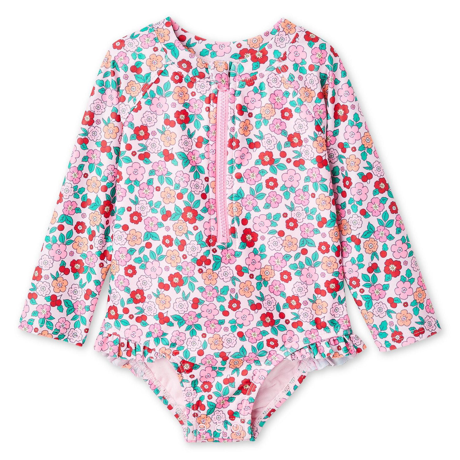 Click here for George Baby Girls One Piece Ruffle Swimsuit 18-24... prices