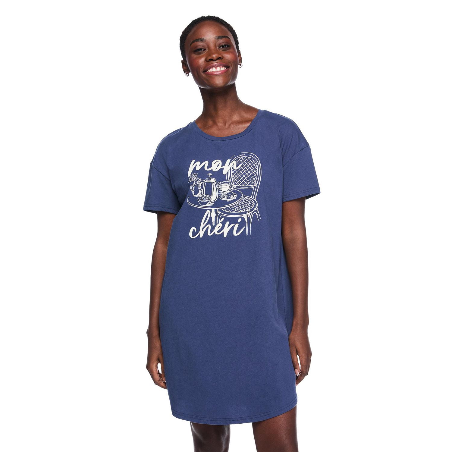 Click here for George Womens Crew-Neck Nightshirt L prices