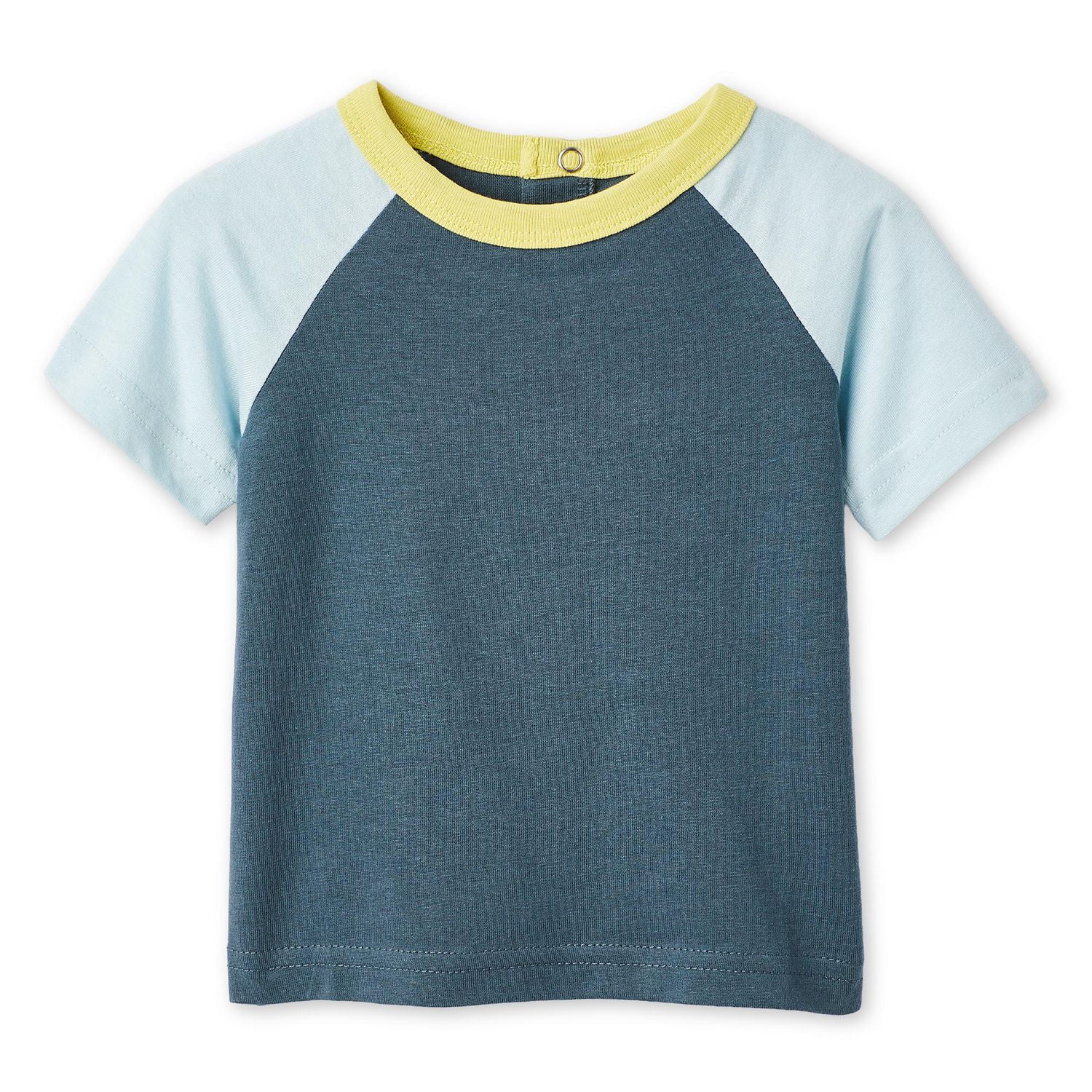 Click here for George Baby Boys Colour Block Raglan T-Shirt 6-12... prices