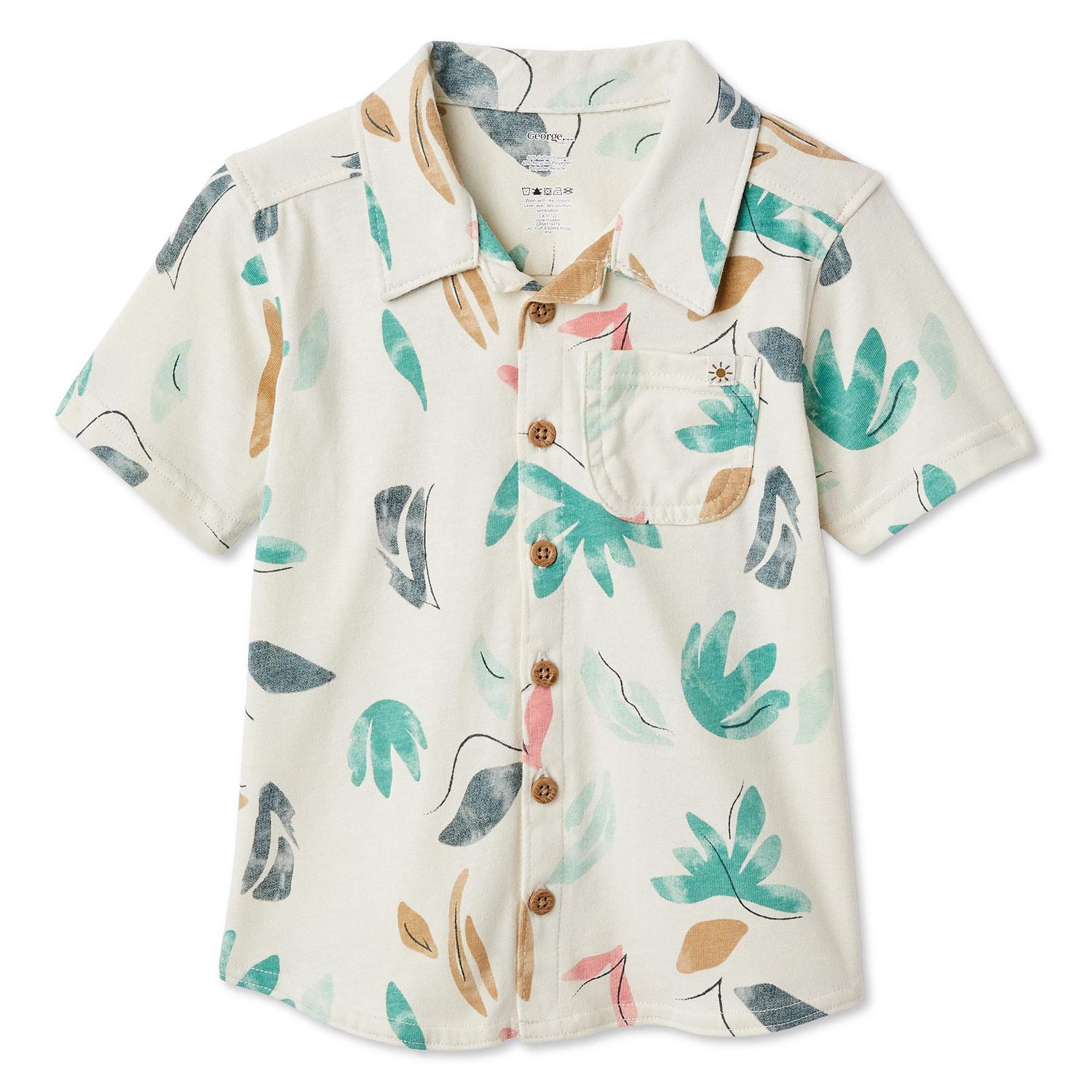 Click here for George Toddler Boys Striped Button-Up Shirt 4t prices