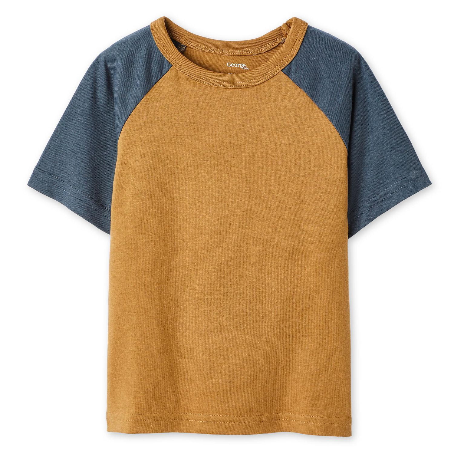 Click here for George Toddler Boys Colour Block Raglan T-Shirt 3t prices