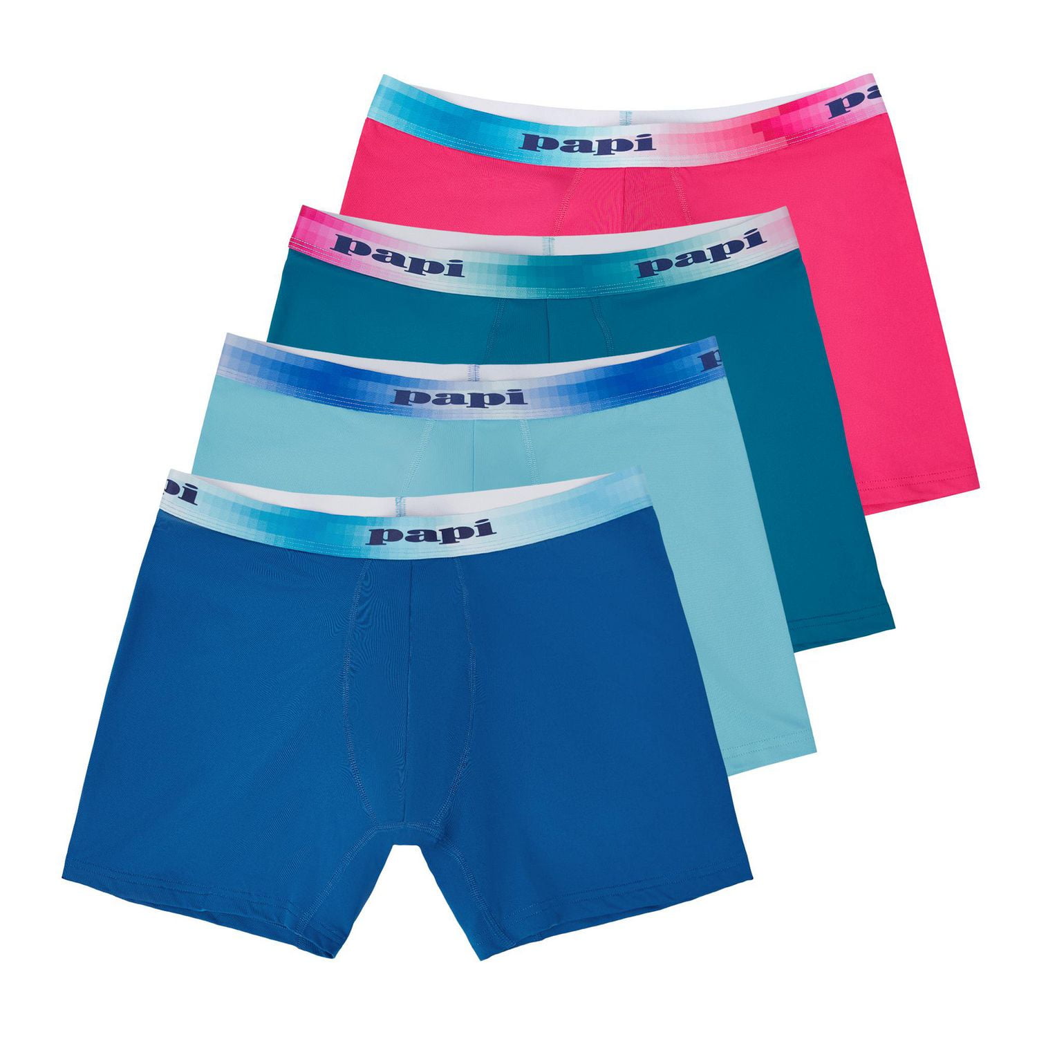 Click here for Papi Mens Microfiber Boxer Briefs  Pack Of 4 Xl prices
