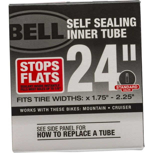 Bell Sports 24" Self Sealing Inner Tube, Schrader 35mm 24" x 1.75-2.25 ...