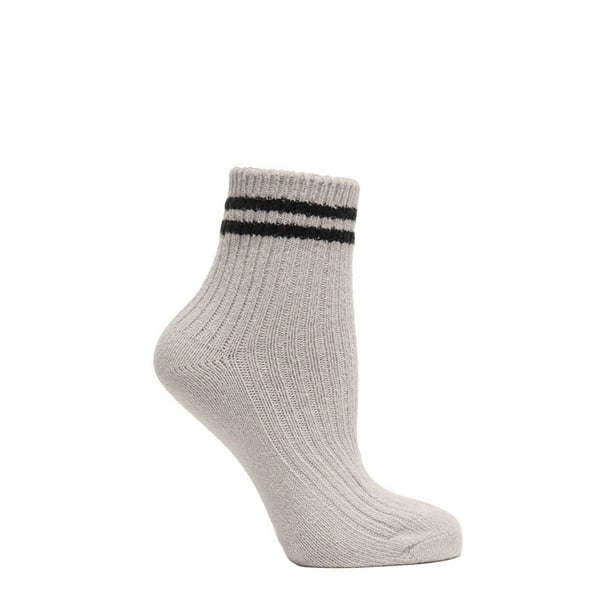 George Women's 1 Pack Varsity Quarter Crew Sock - Walmart.ca