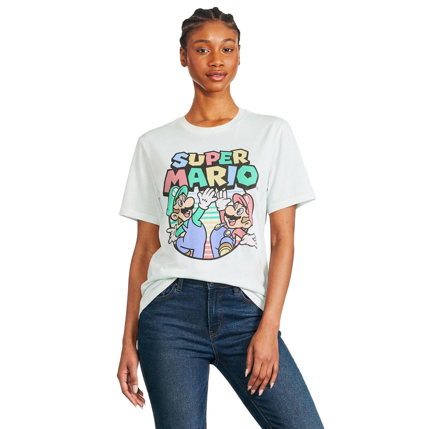 Click here for Super Mario Bros. Super Mario Womens Graphic T-Shi... prices