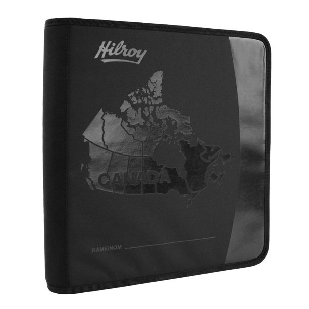 Hilroy Black 1.5" Zipper Binder - Walmart.ca