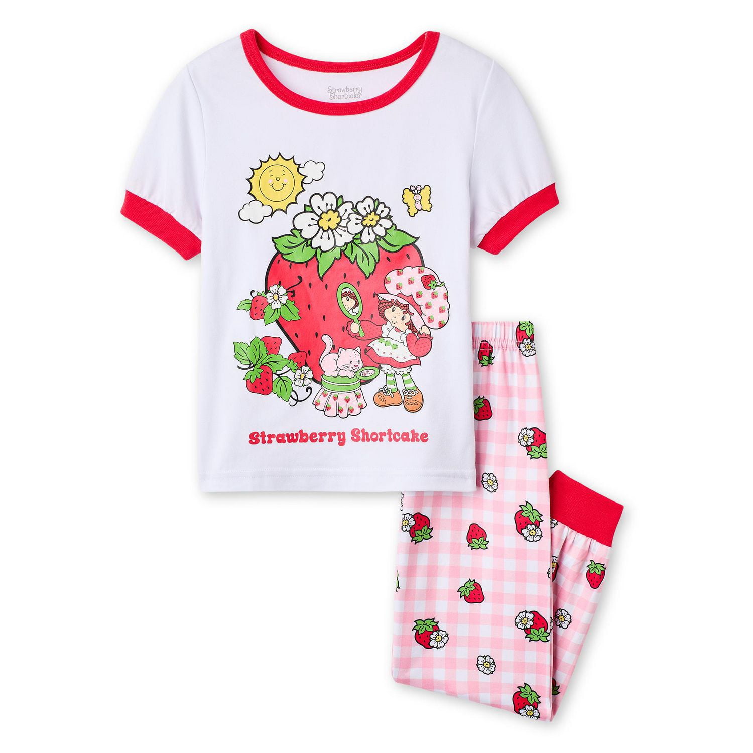 Click here for Strawberry Shortcake Toddler Girls Two Piece Pajam... prices