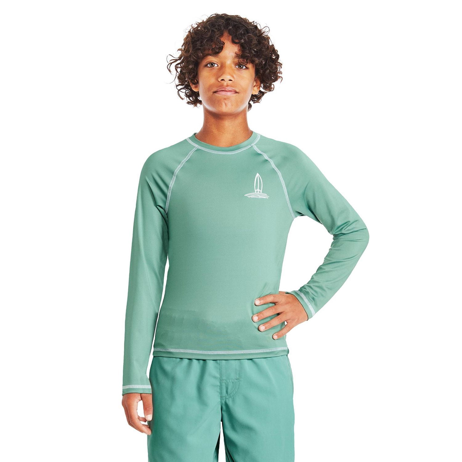 Click here for George Boys Long-Sleeve Rashguard S prices