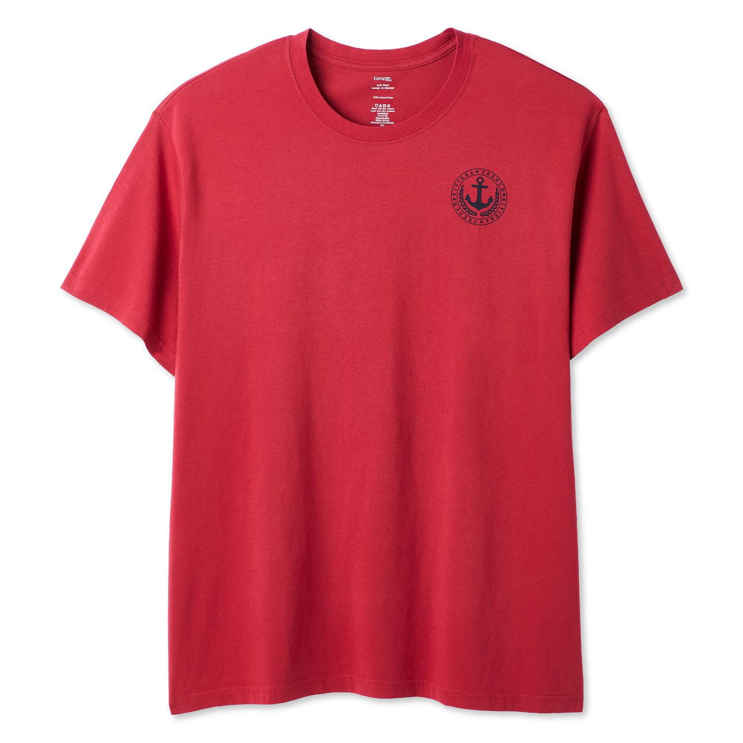 Click here for George Big Mens Graphic T-Shirt 5xl prices