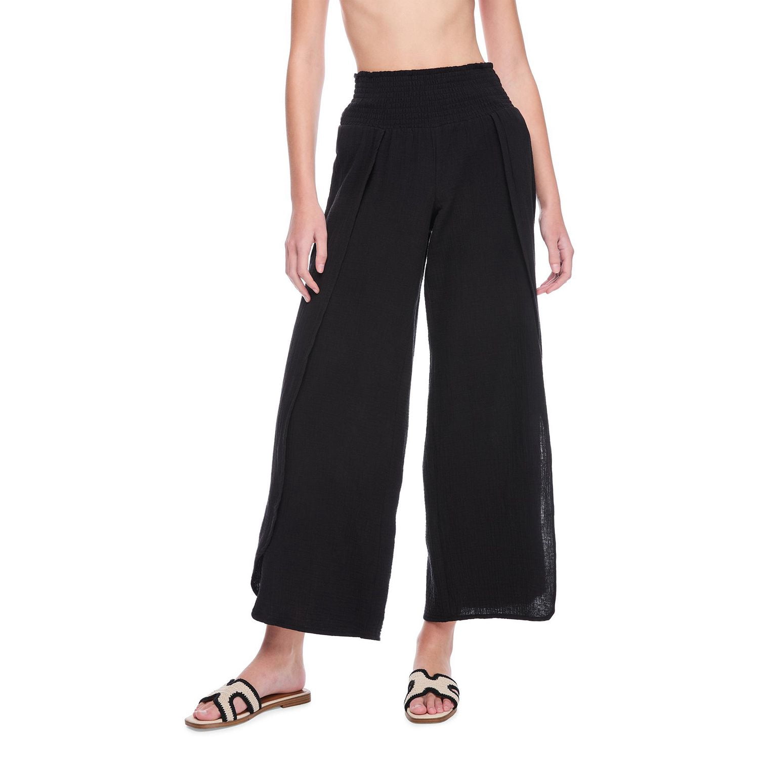 Click here for No Boundaries Womens Crinkled Pant Cover-Up M prices
