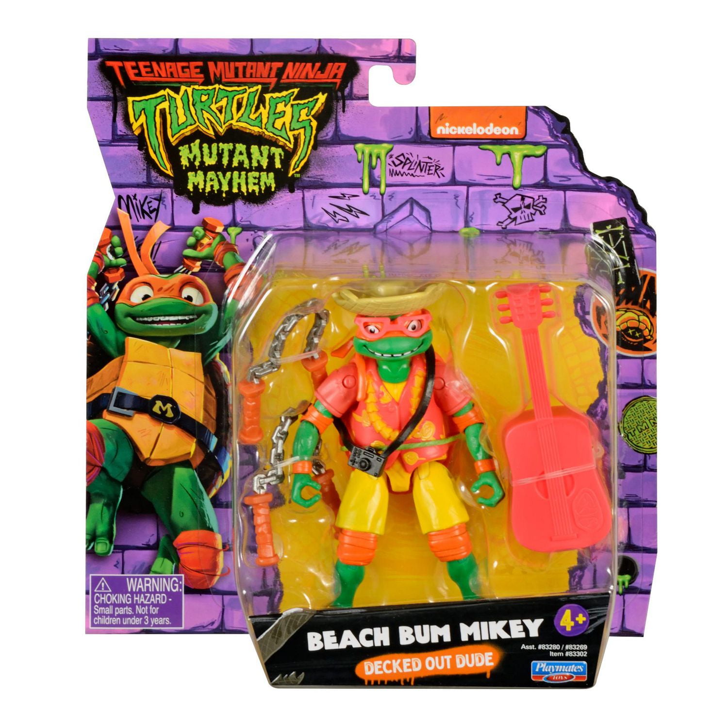 Teenage Mutant Ninja Turtles Mutant Mayhem Costume Turtle Basic Figure 4 Pack by Playmates Toys Walmart