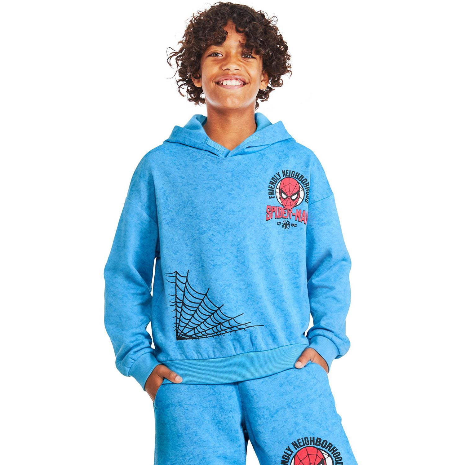 Click here for Marvel Boys Spider-Man Washed Hoodie Xs prices