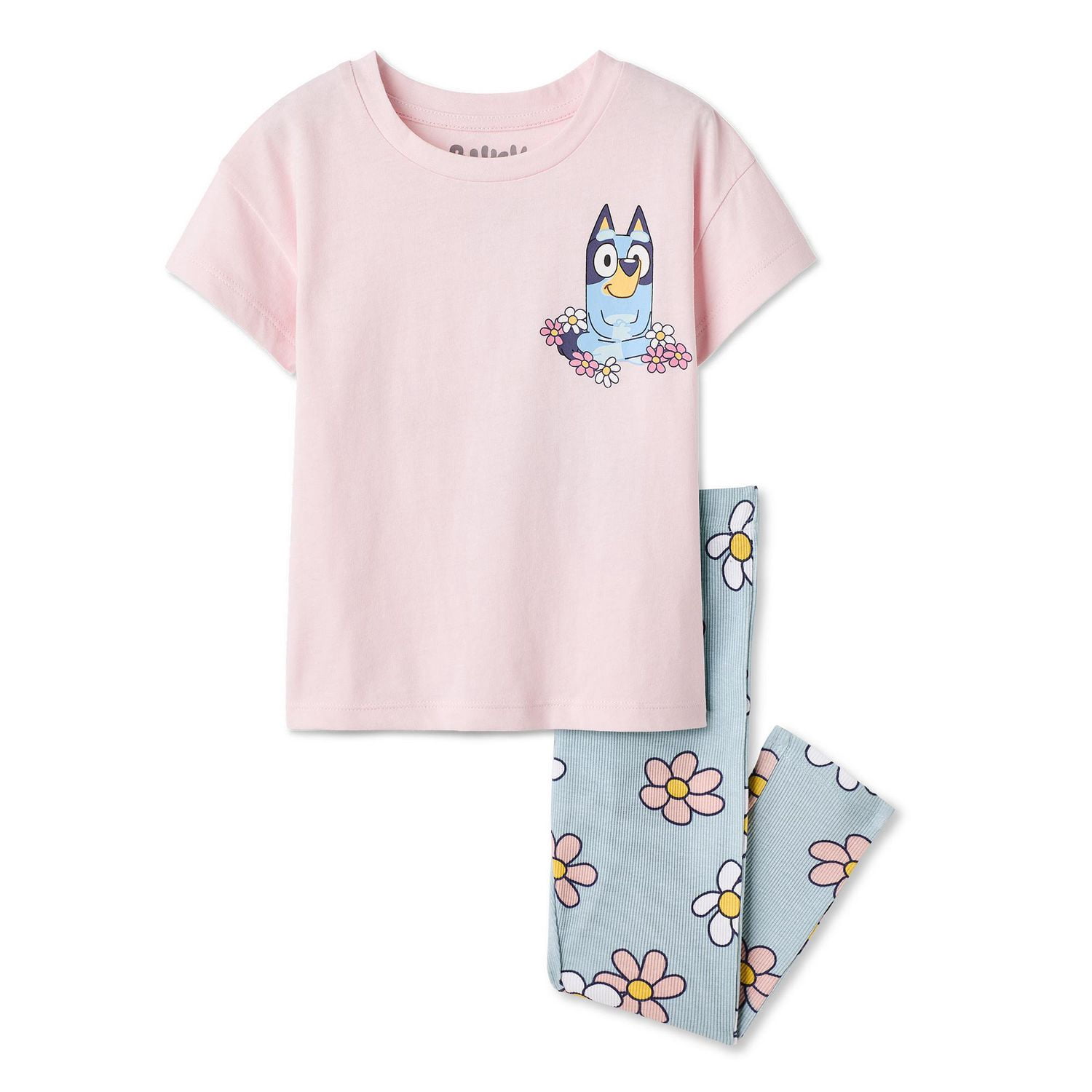 Click here for Bluey Toddler Girls Two Piece Legging Set 4t prices