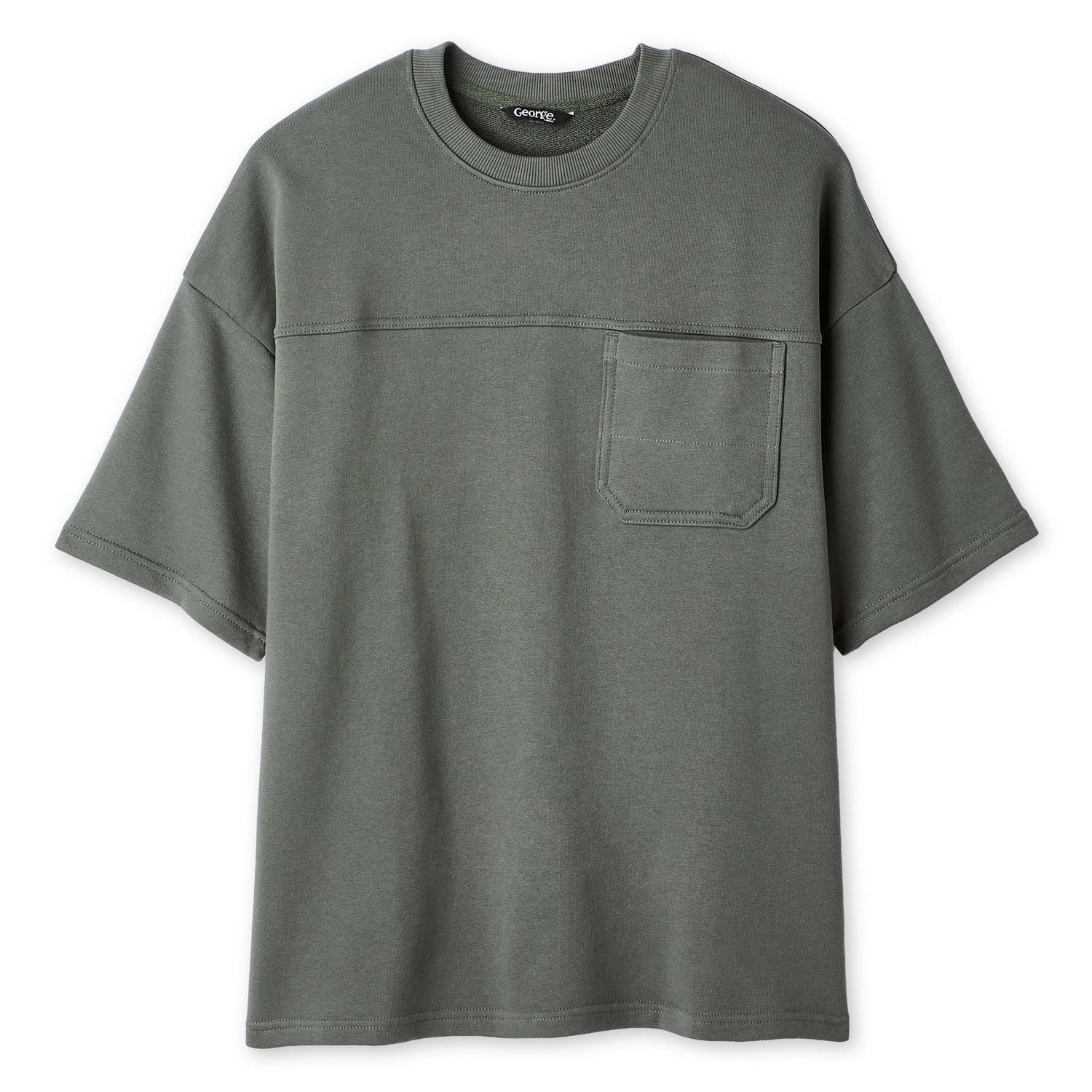 Click here for George Mens Heavy French Terry Popover Xxl prices