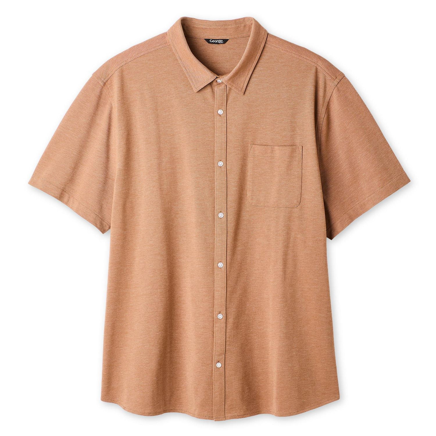 Click here for George Big Mens Knit Button-Up Shirt 5xl prices