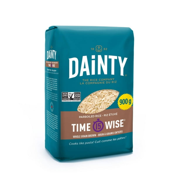 Dainty Time-Wise Brown Parboiled Rice, This Brown Rice cooks in 15 mins ...