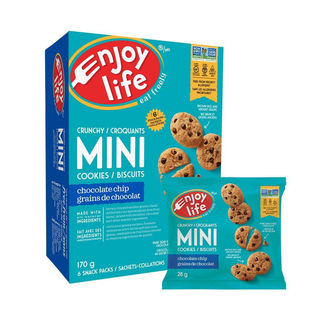 ENJOY LIFE Gluten Free Mini Crunchy Chocolate Chip Cookies | Walmart Canada