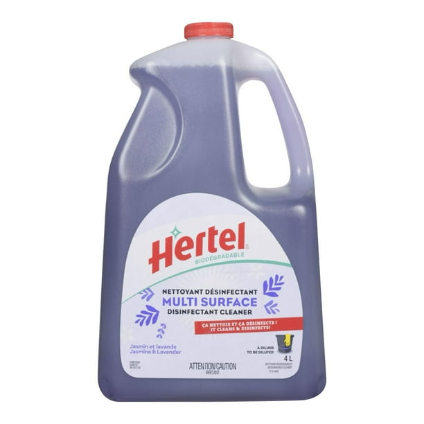 Hertel Multi-surface cleaning disinfectant to be diluted Jasmine and ...