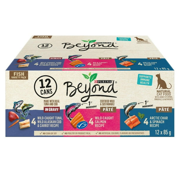 Beyond Fish Variety Pack, Wet Cat Food 12 x 85 g, 12 x 85 g - Walmart.ca
