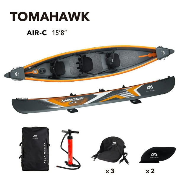 Aqua Marina - Tomahawk 3-Person Kayak/Canoe - Walmart.ca