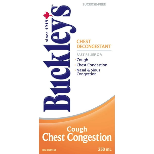 Buckley's Cough Syrup for Chest Congestion - Buckley's Syrups, 250 mL ...