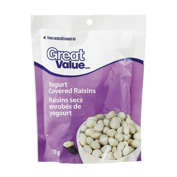 Great Value Yogurt Covered Raisins - Walmart.ca