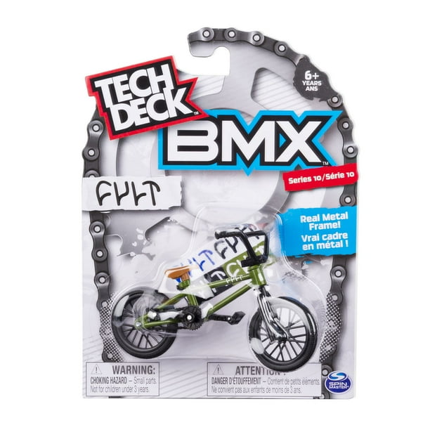 Tech Deck - BMX Finger Bike – Cult – Green/Black – Series 10 - Walmart.ca