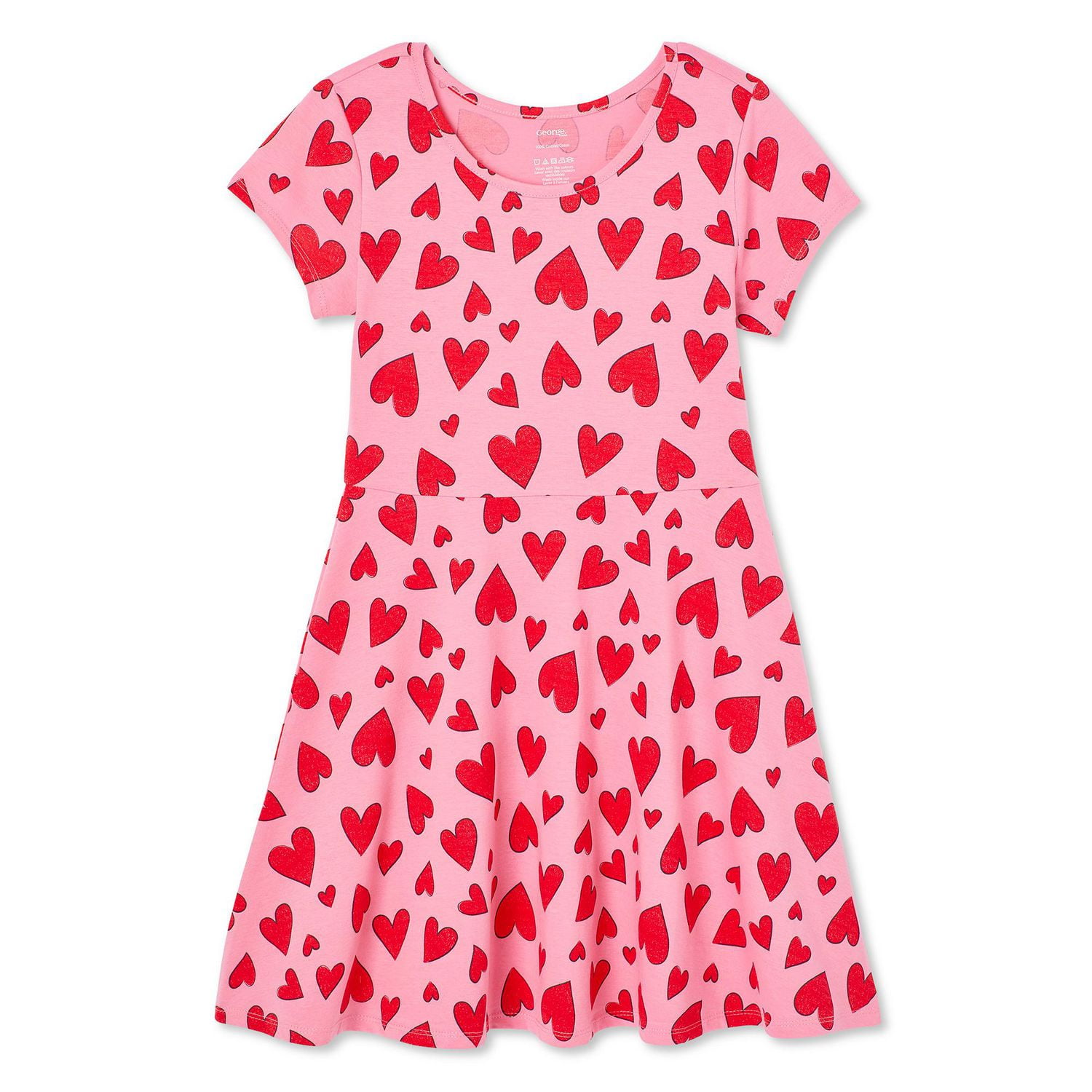 George Girls' Skater Dress, Sizes XS-XL - Walmart.ca