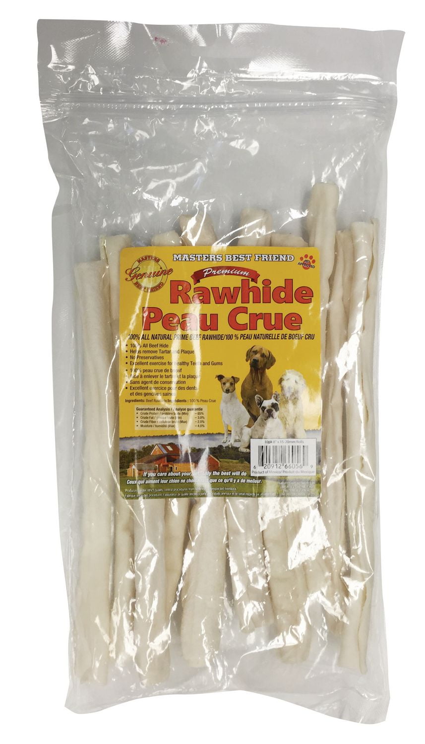 Masters Best Friend Rawhide Rolls Dog Chews - Walmart.ca