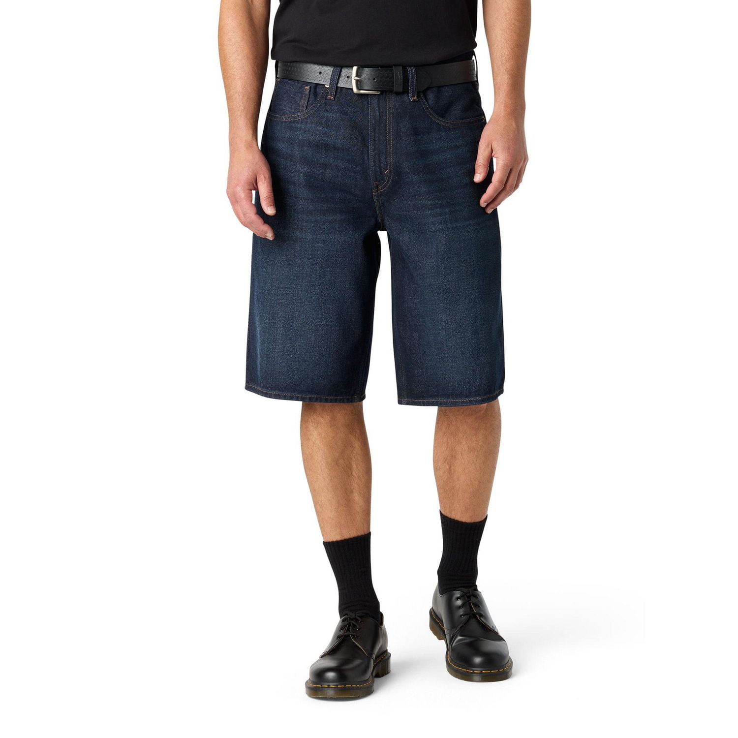 Click here for Levi Strauss Signature Mens Loose Denim Shorts 32 prices