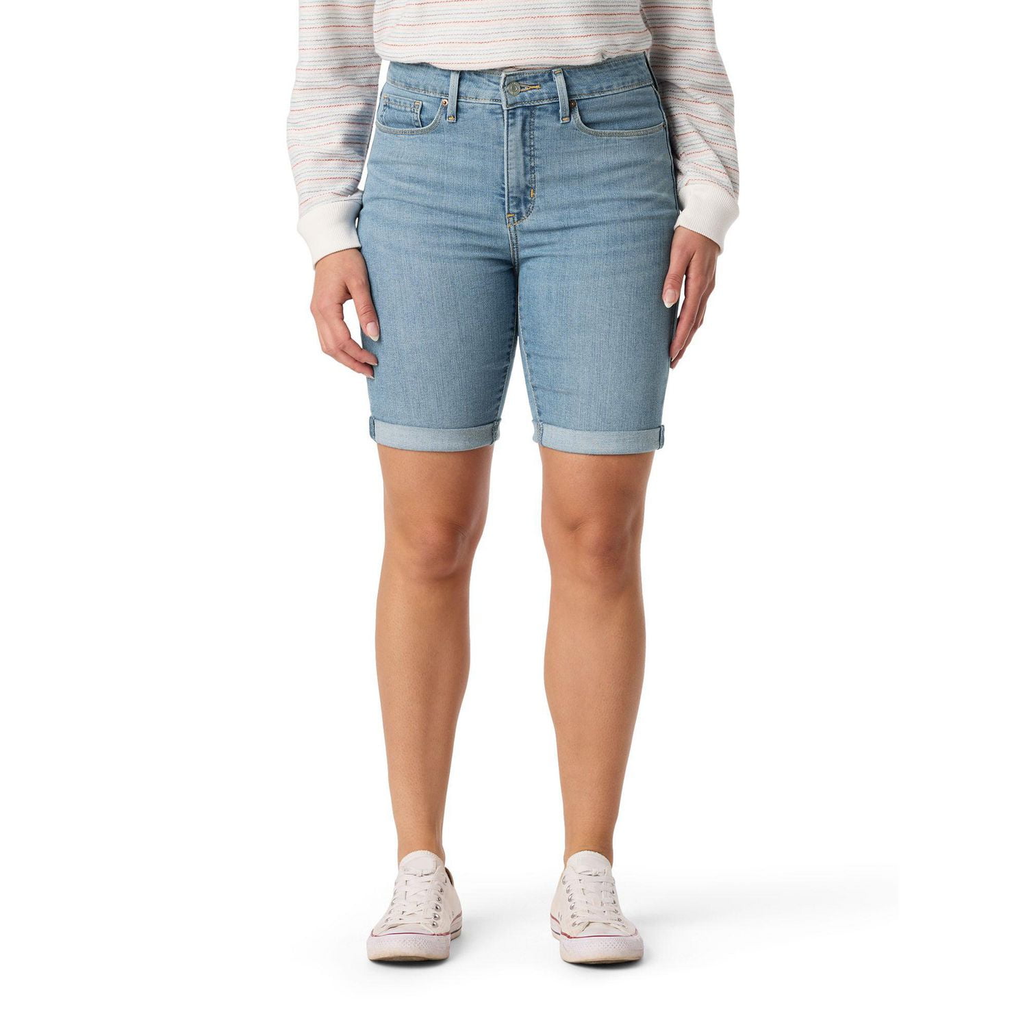 Click here for Levi Strauss Signature Womens Bermuda Shorts 12 prices