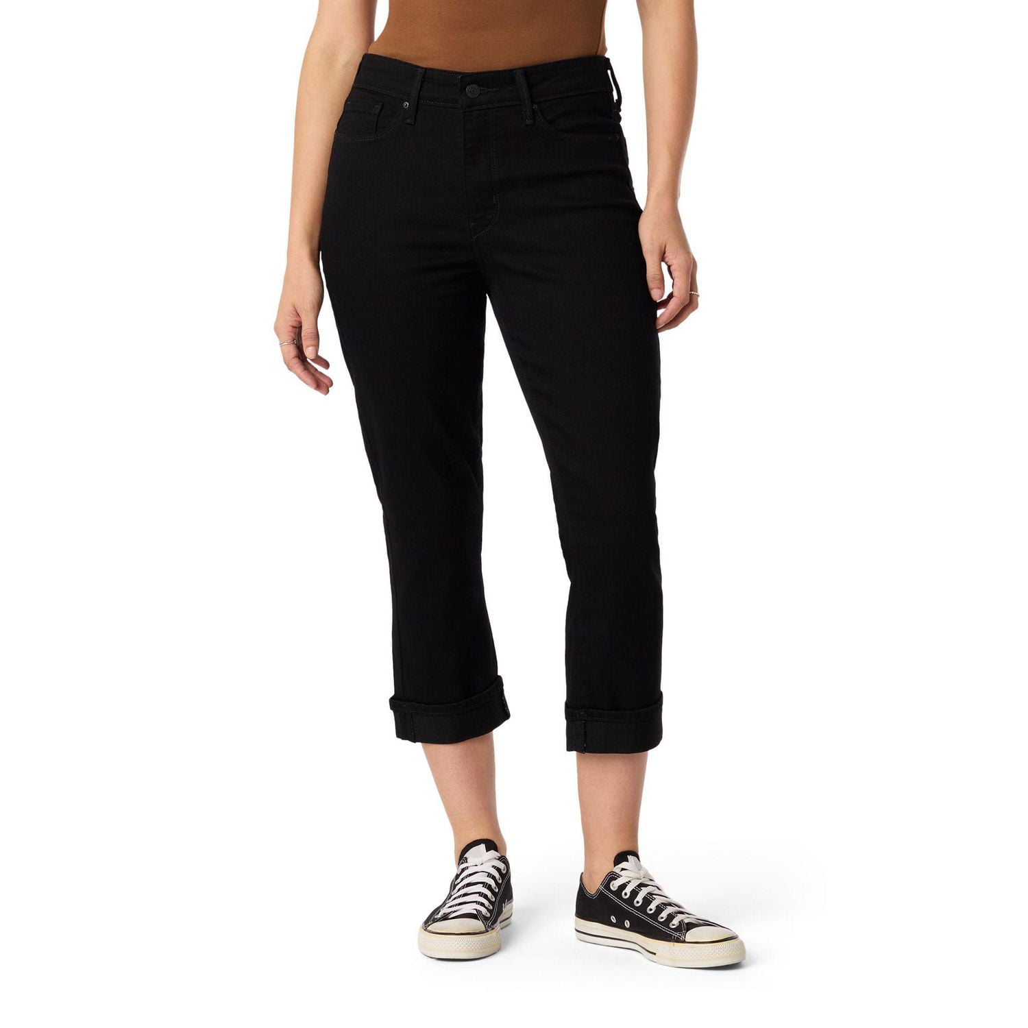 Click here for Levi Strauss Signature Womens Mid Rise Capri (Onli... prices