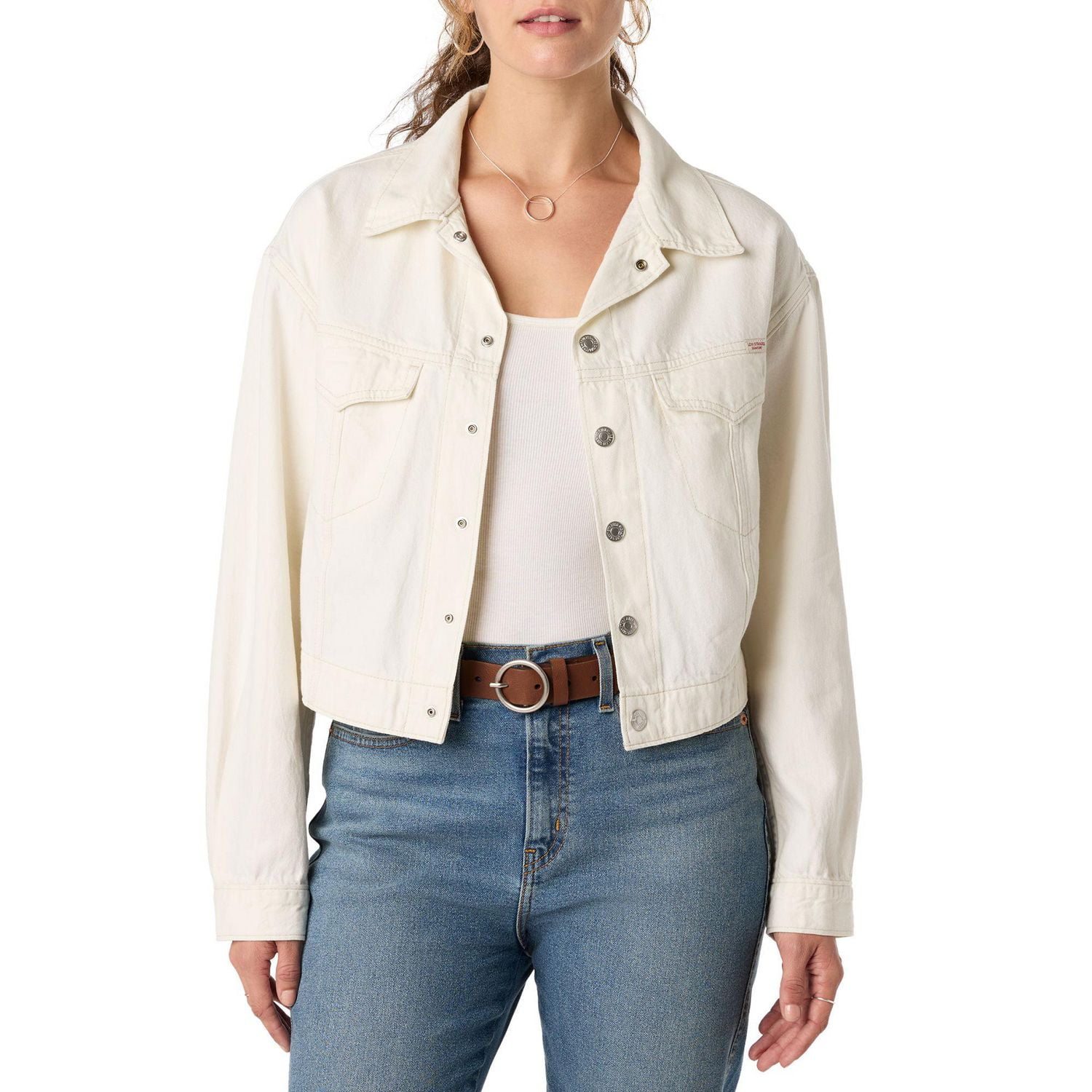 Click here for Levi Strauss Signature Womens Vintage Easy Trucker... prices