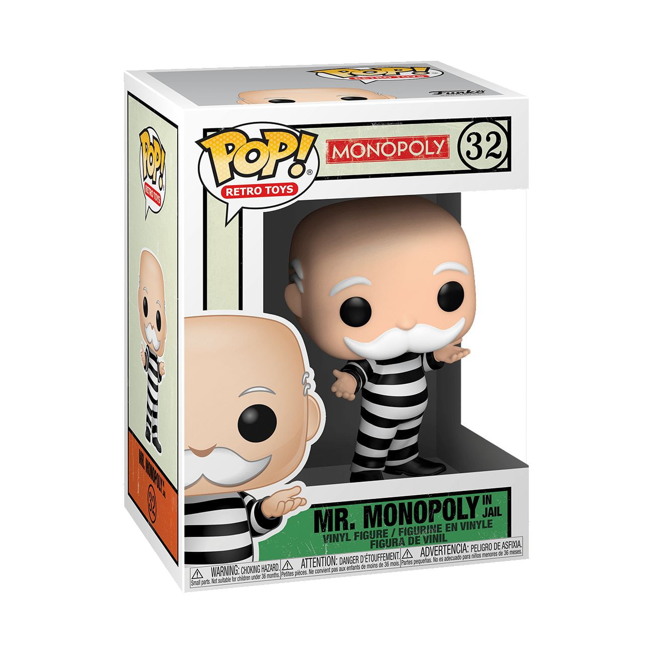 Funko POP Monopoly Mr. Monopoly in Jail Vinyl Figure