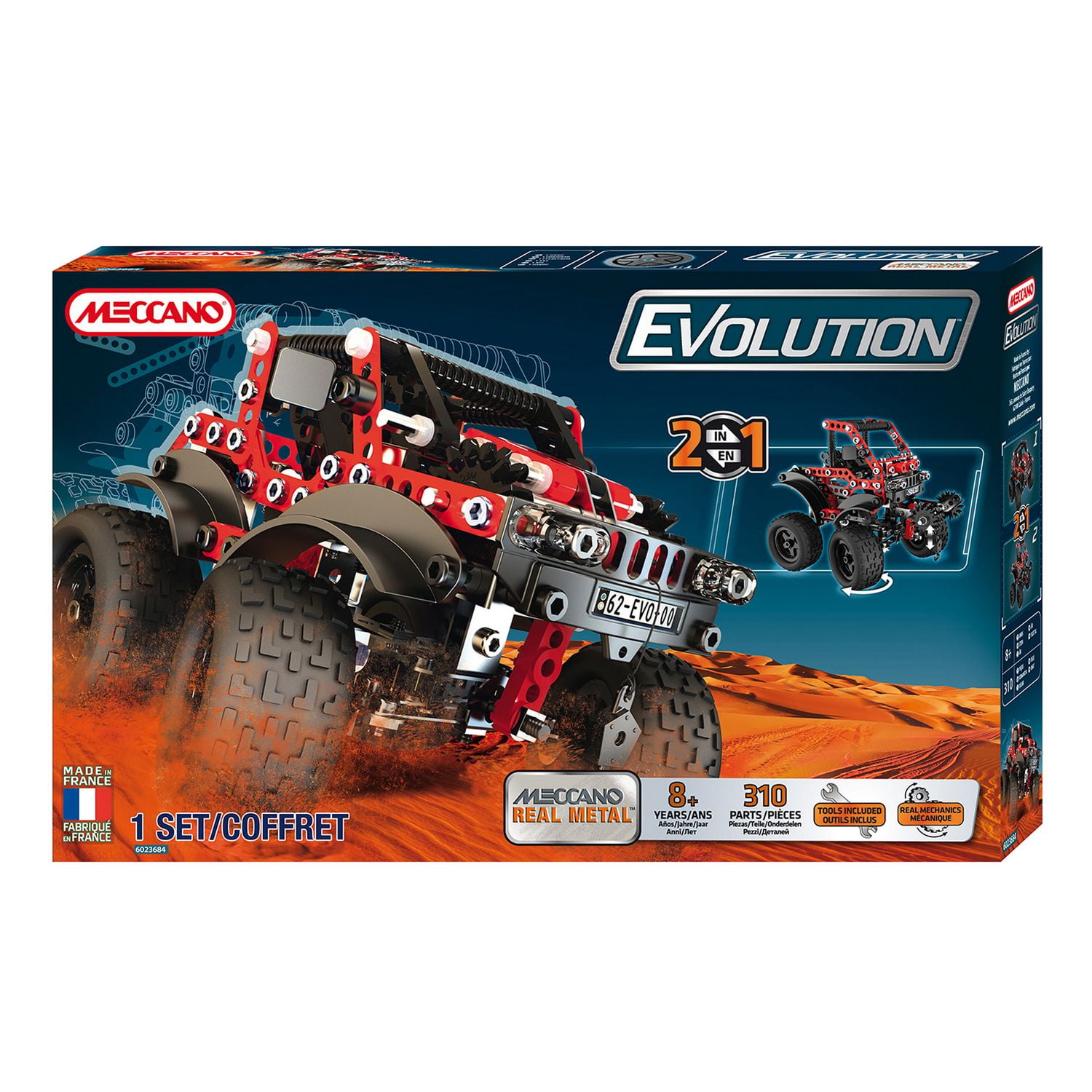 Meccano-Erector Evolution 4X4 Construction Set | Walmart Canada