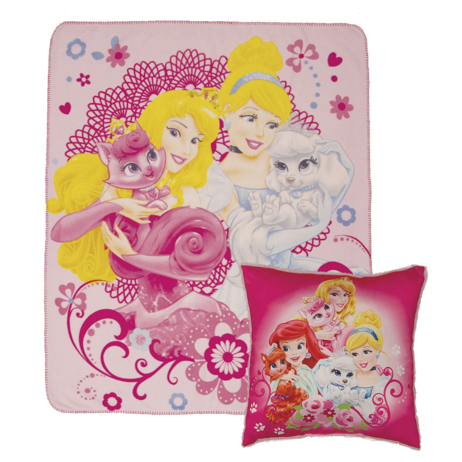 Disney Princess 2 Pack Cushion and Throw | Walmart Canada