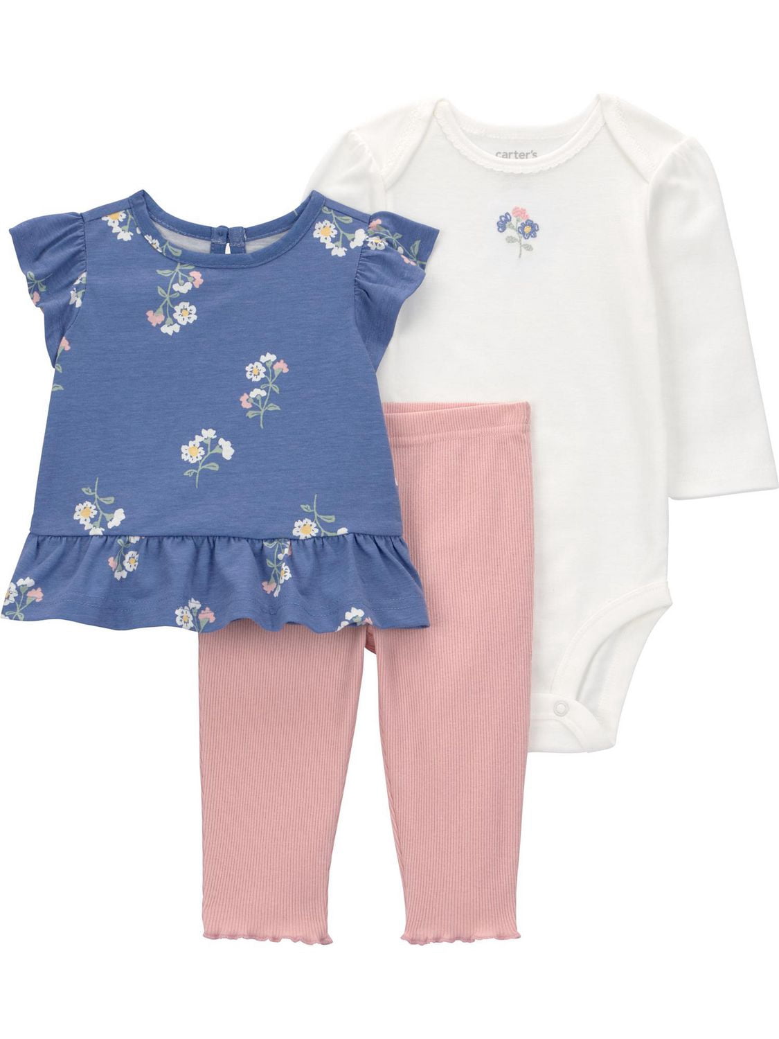 Carter's Child of Mine IG 3pc Set-Flowers - Walmart.ca