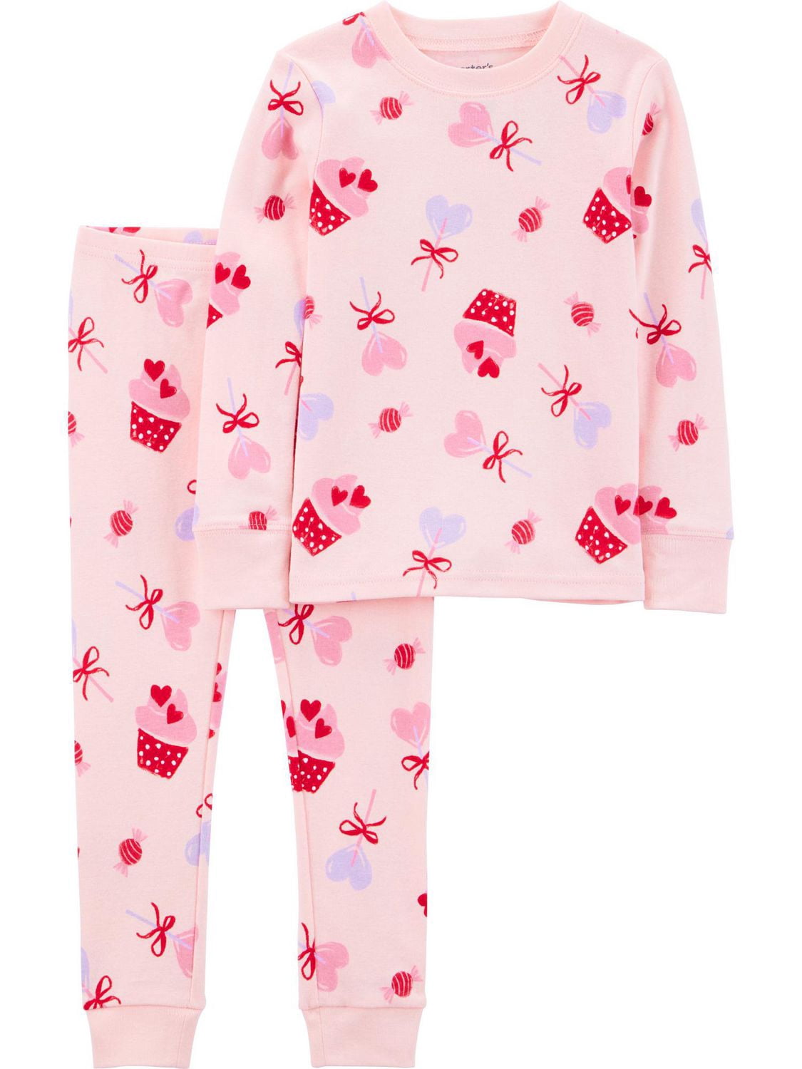 Carter's Child of Mine TG 2-Piece Pajama Set - Pink Candy - Walmart.ca