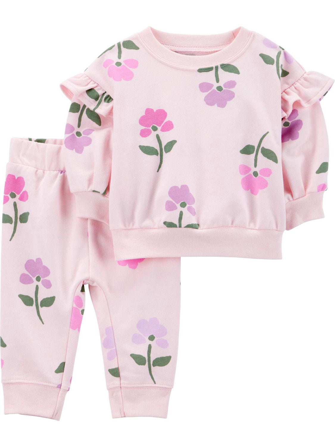 Carter's Child of Mine IG Pant Set - Pink Floral - Walmart.ca