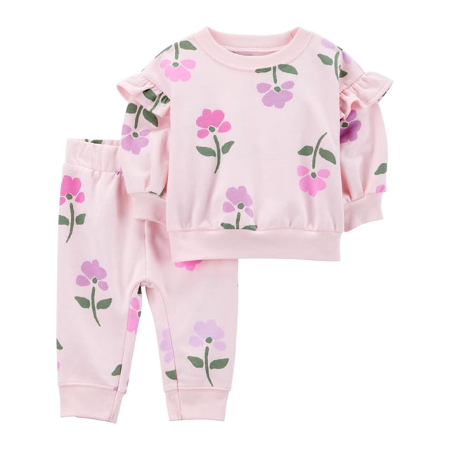 Carter's Child of Mine IG Pant Set - Pink Floral - Walmart.ca