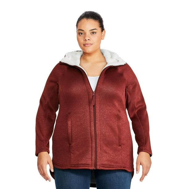 George Plus Women's Sweater Fleece Jacket - Walmart.ca