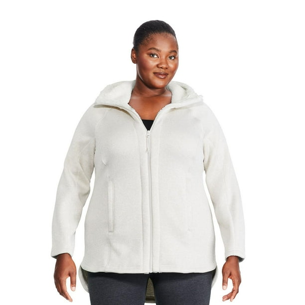 George Plus Women's Sweater Fleece Jacket - Walmart.ca