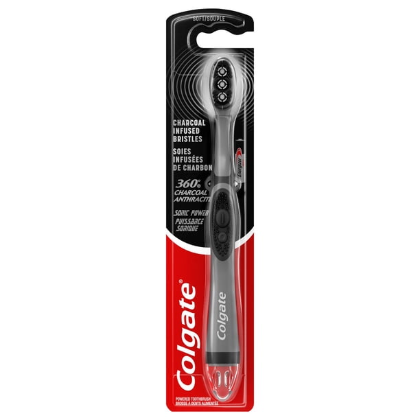 Colgate Charcoal Sonic Powered Vibrating Toothbrush - Walmart.ca