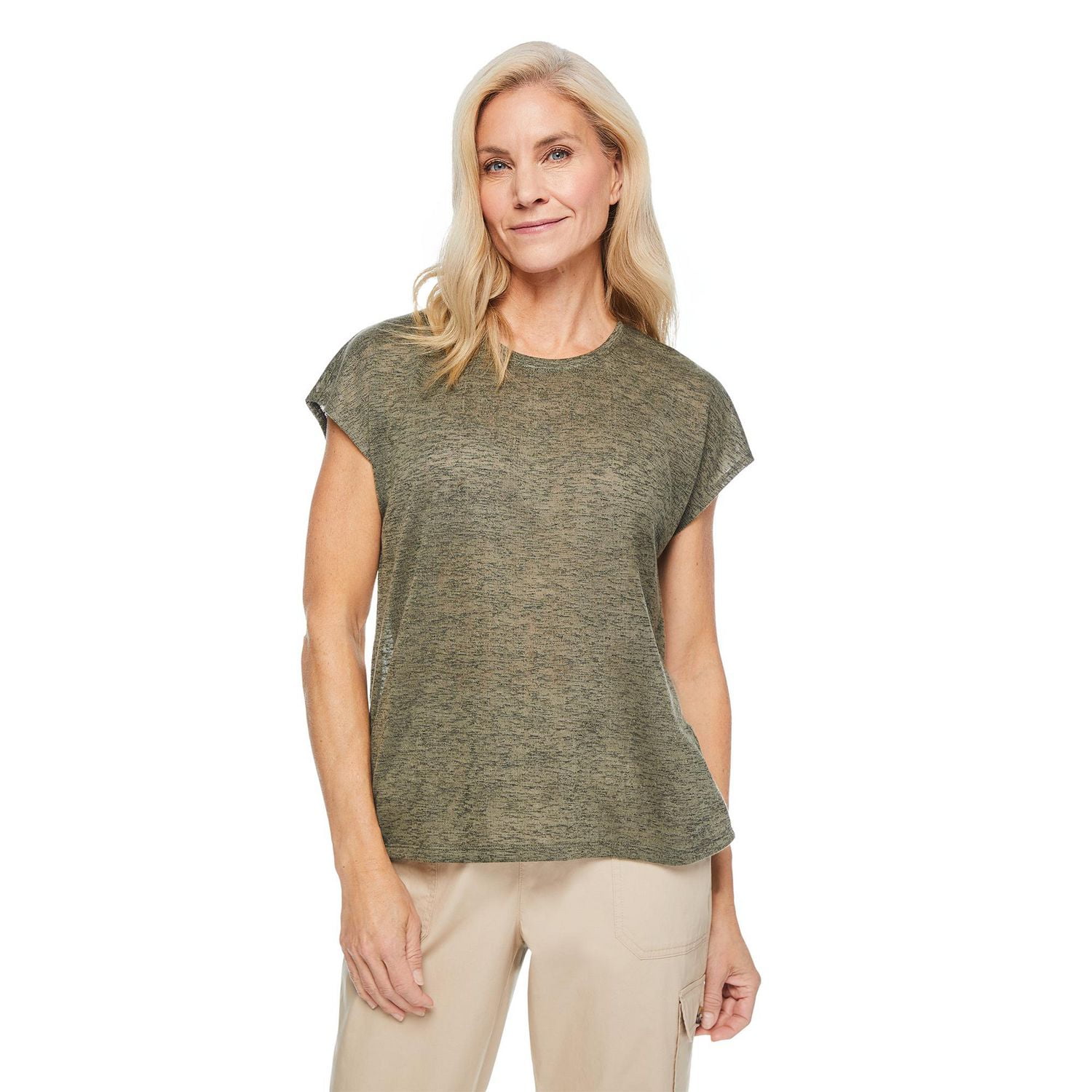 Click here for Iyla Womens Button Back Tee Xl prices