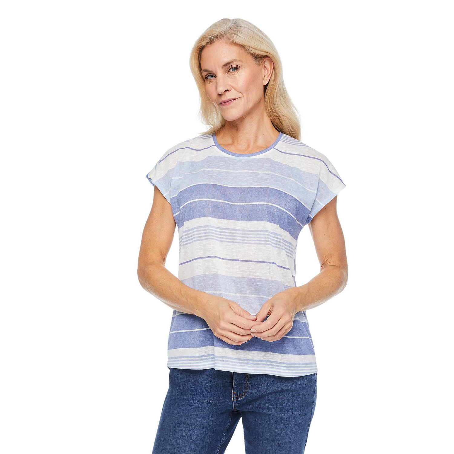 Click here for Iyla Womens Button Back Tee L prices