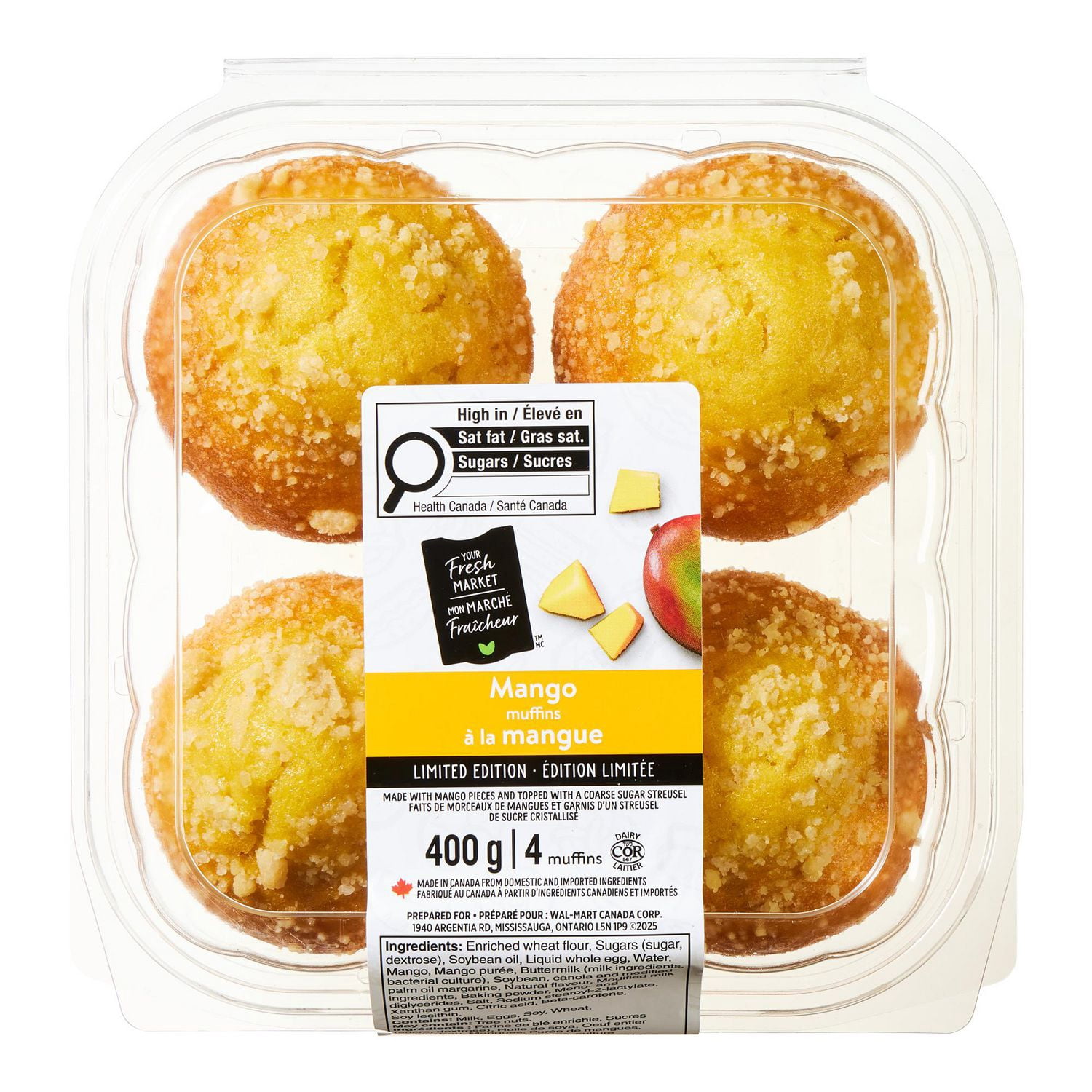 Click here for Your Fresh Market Mango Muffins prices