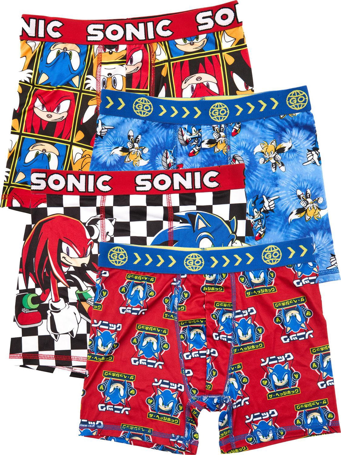 Click here for Bioworld Sonic The Hedgehog Boys 4-Pack Boxer Brie... prices