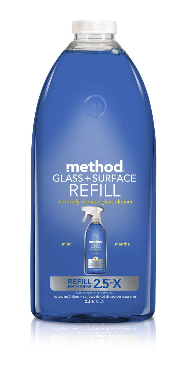 Method Glass + Surface Cleaner Refill, Mint, 2.0 L | Walmart Canada