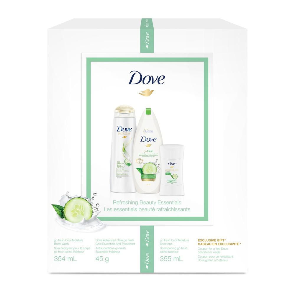 Dove Go Fresh Dove Refreshing Beauty Essentials Gift Set 1 Pack ...